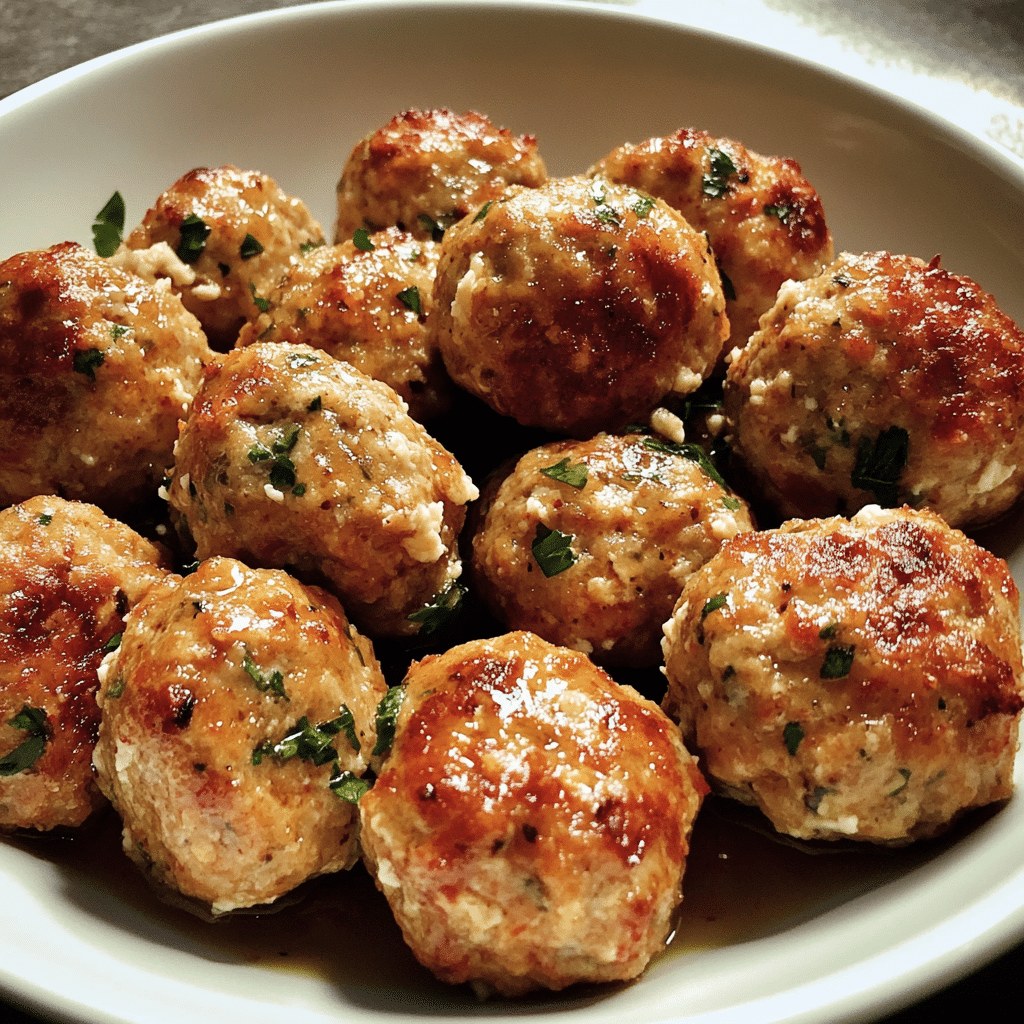 Baked Turkey-Ricotta Meatballs